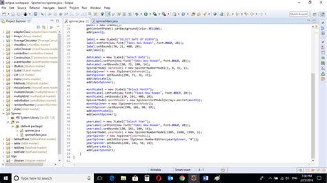 Java Spinners Android