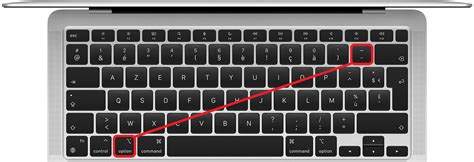 comment faire le tiret du 6 sur mac et windows