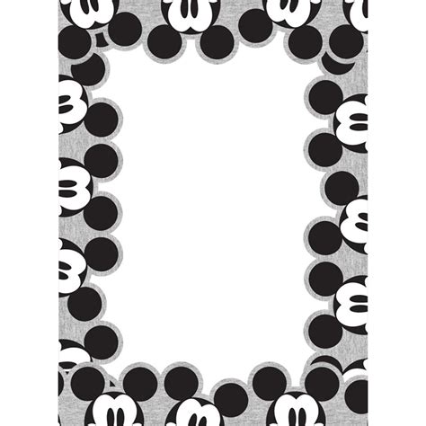 Black And White Mickey Mouse Wallpaper Border