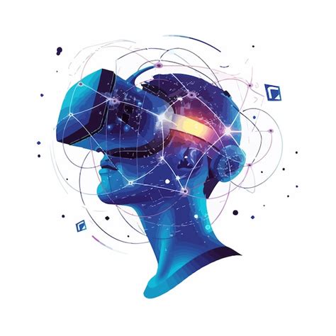 Premium Vector Virtual Reality Science And Technology Concept