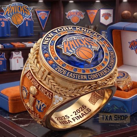 New York Knicks 2026 Nba Finals Eastern Conference Champions Ring Txashop