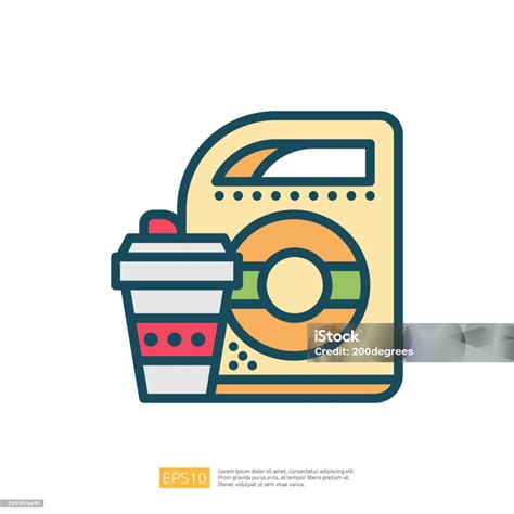 이 이미지에는 빨대가 달린 컵 옆에 양식화된 세탁 세제 병이 있어 청소 제품과 음료의 연관성을 암시합니다 가정 생활에 대한 스톡 벡터 아트 및 기타 이미지 Istock