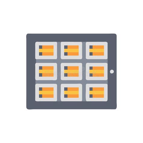 Raid Array Icon For Data Storage Solutions Stock Vector Illustration Of Downloading