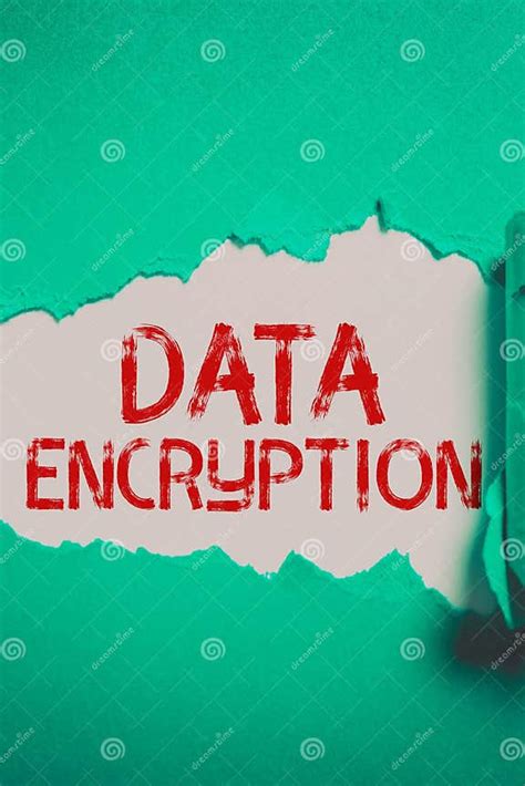 Inspiration Showing Sign Data Encryption Business Concept Conversion Of Data Into Code For