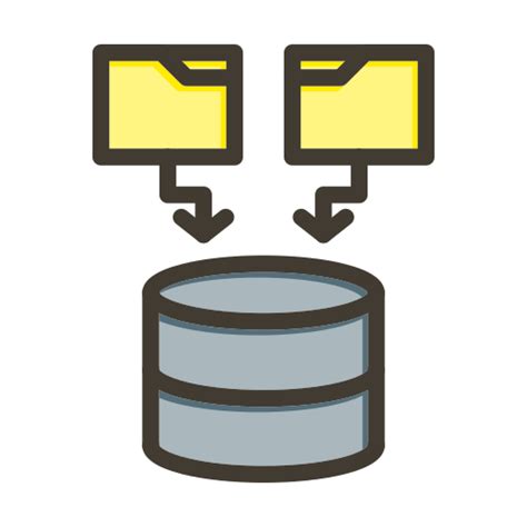 Data Generic Color Lineal Color Icon Data Generic Color Lineal Color Icon