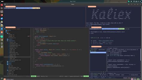 tmux for terminal management kaliex