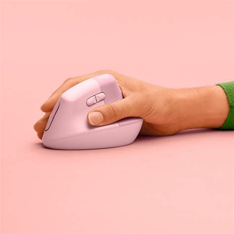 Logitech 910 006472 Lift Vertical Ergonomic Mouse Rose Left Handed Network Hardwares