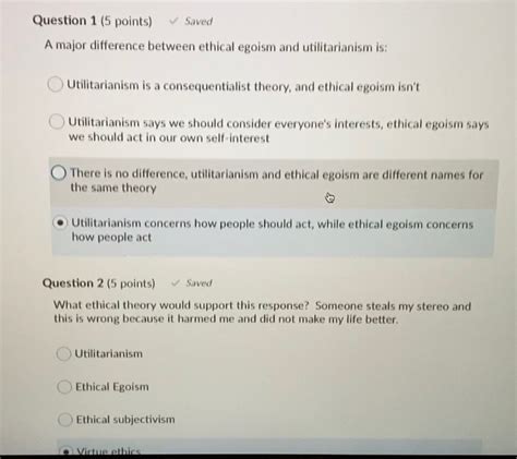 Solved Question 1 5 Points Saved A Major Difference