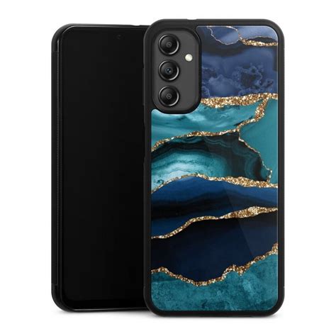 Deindesign Handyhülle Marmor Trends Glitzer Look Samsung Galaxy A14 5g