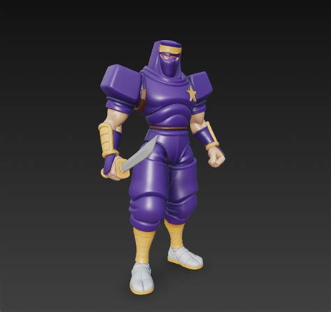 🥷 Captain Commando Ginzu The Ninja・ Stl File For 3d Printing・cults