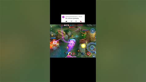 Jhonson Gameplay🚍 Jhonson Mobilelegends Mlbb Gameplay Montage