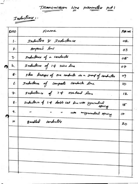 Transmission Line Parameters Pdf