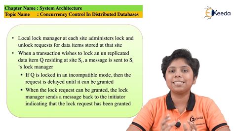 Concurrency Control In Distributed Databases Part I System Architecture Dbms Youtube