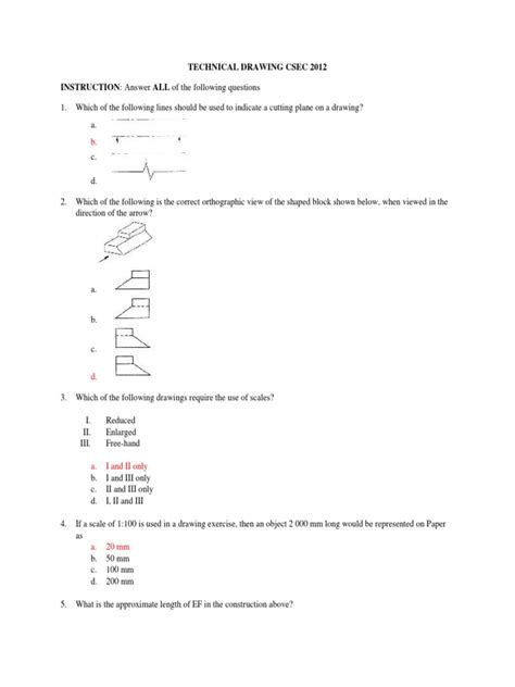 Cxc Td Sample Paper 2012 Pdf Triangle Circle