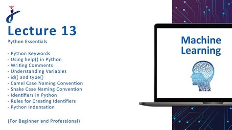 machine learning lec 13 python essentials urdu hindi youtube