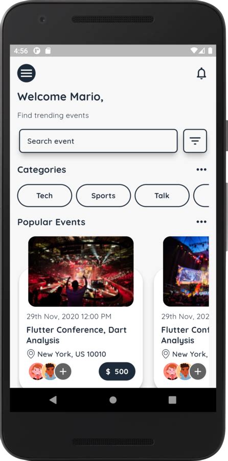 Event Pro Events Management And Booking Flutter App Ui Kit By