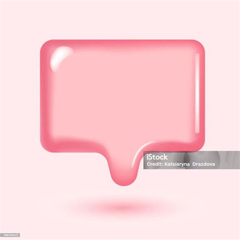 말풍선의 3d 그림입니다 3d 벡터 말하는 구름입니다 광택 있는 말풍선 고품질 벡터 반짝이는 구름 거품 벡터입니다 말풍선 텍스트 채팅 상자 메시지 상자 개요 만화를
