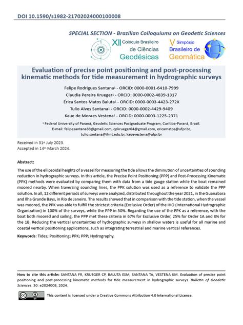 Evaluation Of Precise Point Positioning And Post Processing Pdf