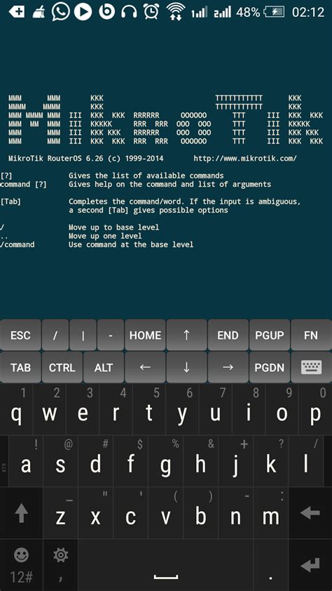 cara setting mikrotik menggunakan android via ssh kumpulan tutorial