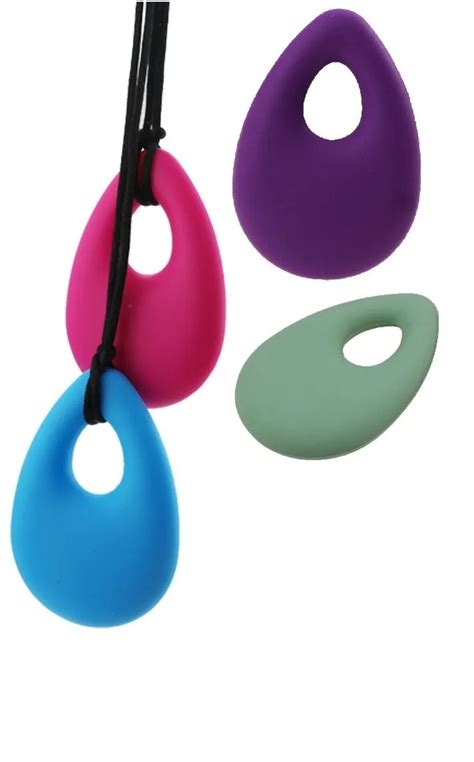 Autism Chewy Necklace Chewie Sensory Chew ASD ADHD Tear Drop Etsy Australia