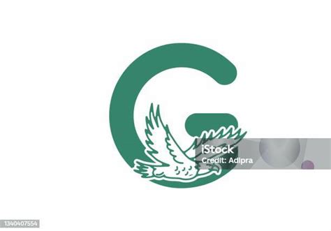 G 초기 문자 디자인으로 비행 독수리의 라인 아트 일러스트 갈고리 발톱에 대한 스톡 벡터 아트 및 기타 이미지 갈고리 발톱 검은색 권위 Istock