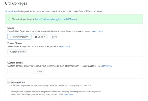 git github pages serves `readme md` though it builds from ` docs