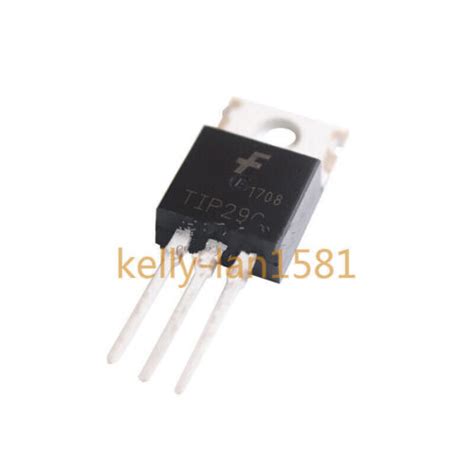 5pc Tip29c Tip29 Npn Transistor To 220 Power Tube W7 Ebay
