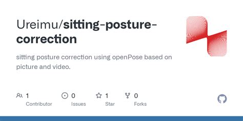 Github Ureimu Sitting Posture Correction Sitting Posture Correction Using Openpose Based On
