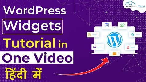 Complete Tutorial For Wordpress Widget For Beginners In One Video