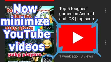 How To Minimize YouTube L Minimize YouTube On Mobile Screen YouTube