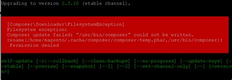 Solved Composerdownloaderfilesystemexception Filesystem Exception
