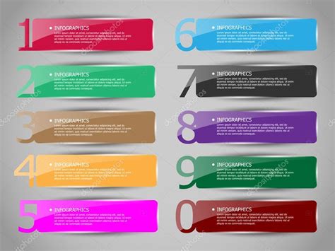 Infographics Number Options Stock Vector Image By Alexdndz 31837245