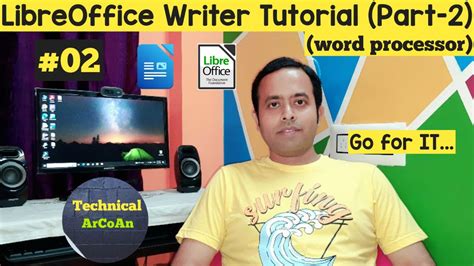libreoffice writer tutorial part 2 easy to learn libreoffice writer word processor youtube