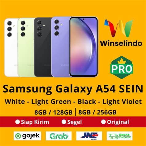 Jual RESMI Samsung Galaxy A54 8 128 256 GB 8GB 128GB 256GB Black White ...