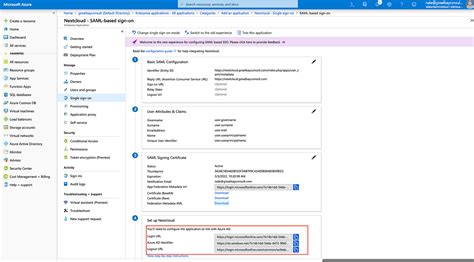 Enable Nextcloud Saml Sso Authentication Through Microsoft Azure Active Directory By Nate