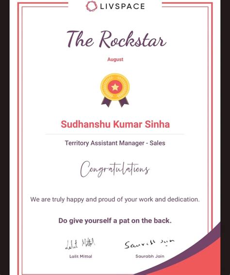 Sudhanshu Sinha On Linkedin Auguest Livspace