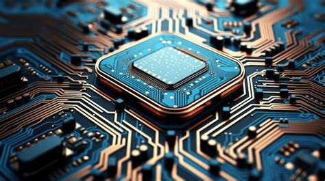 Premium Photo Artificial Intelligence Microchip Generate AI Image