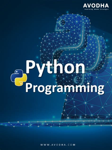 An Introduction To Python Programming Through Avodhas Online Course