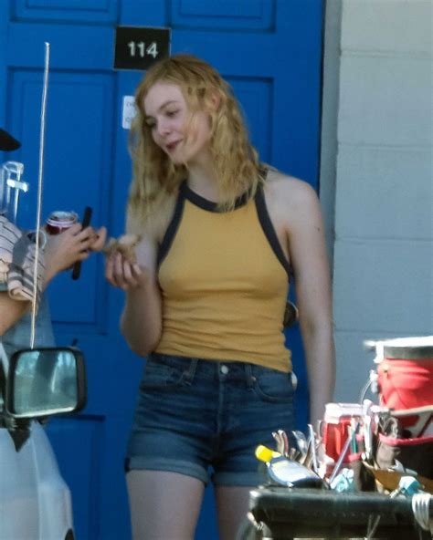 Elle Fanning In Bikini On The Set Of ‘galveston In Georgia 02132017