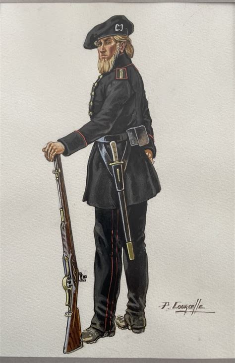 Sous officier de volontaires à la création du Corps de Lützow 1813