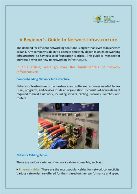 Ppt A Beginners Guide To Network Infrastructure Powerpoint Presentation Id 12678460