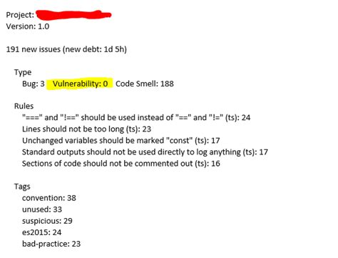 Email Notification Did Not Show The Security Vulnerability Correct