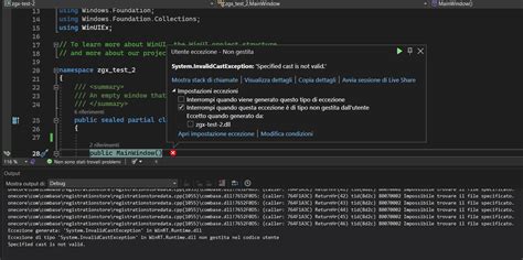 Specified Cast Is Not Valid On Launch After Upgrading From To Issue
