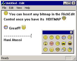 VC Article Insert A Bitmap File HBITMAP Into A Rich Edit Control Use COleDataSource CF