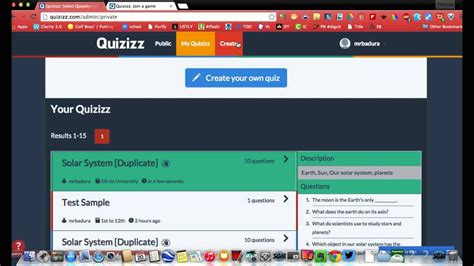 Quizizz Is A Useful Site To Create Short Quizzes For Babes Babes Do Not Have To Create An