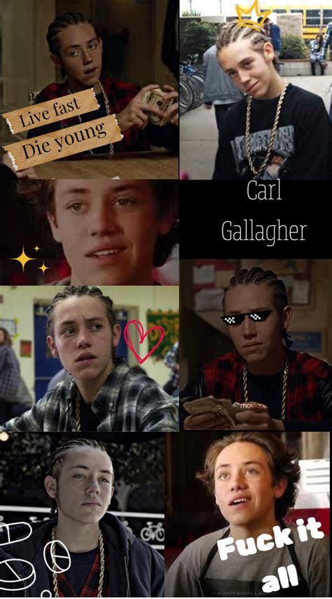 Carl Gallagher Wallpaper By Humanchickennugget13 On Deviantart