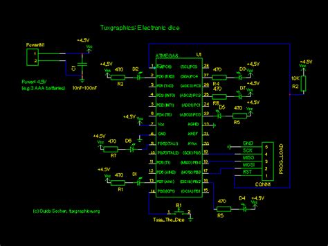 Tuxgraphics Org An AVR Microcontroller Based Electronic Dice
