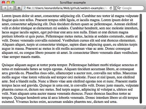 Personalizando O Scrollbar Com Webkit · Leonardo Faria