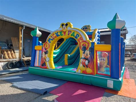 Надуваем батут ” Мики парк 2” Съоръжения за игри Атракции Бургас Надуваем батут ”Мики