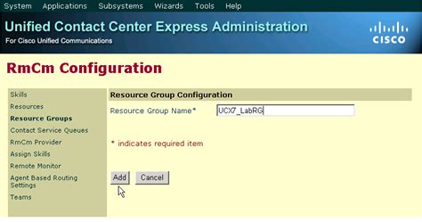 Provisioning Uccx 7 0 Cisco Community